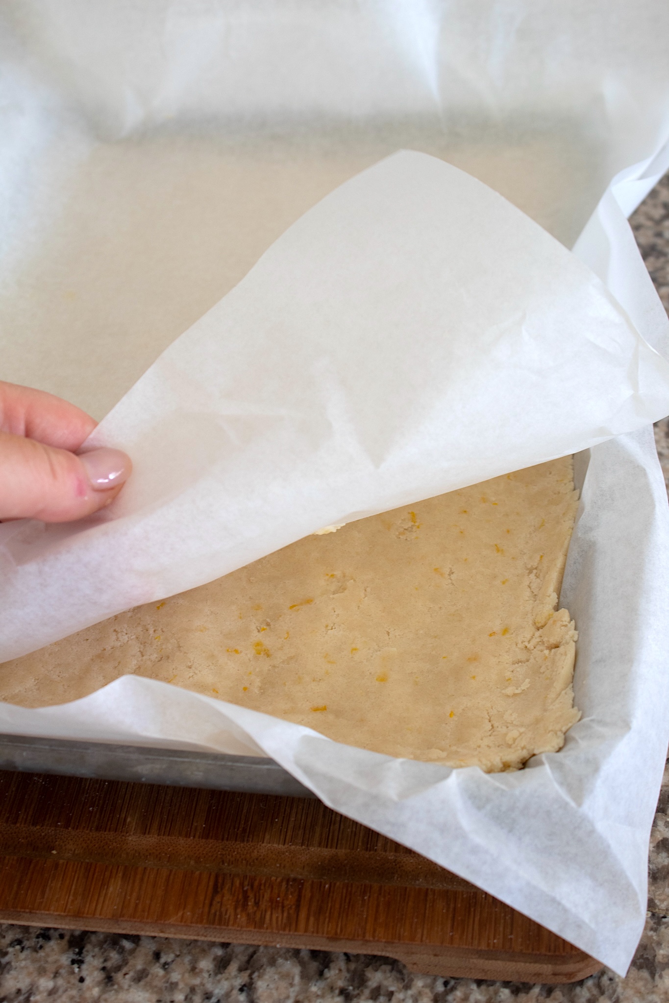 Orange Shortbread Bars - GigglingFork.com