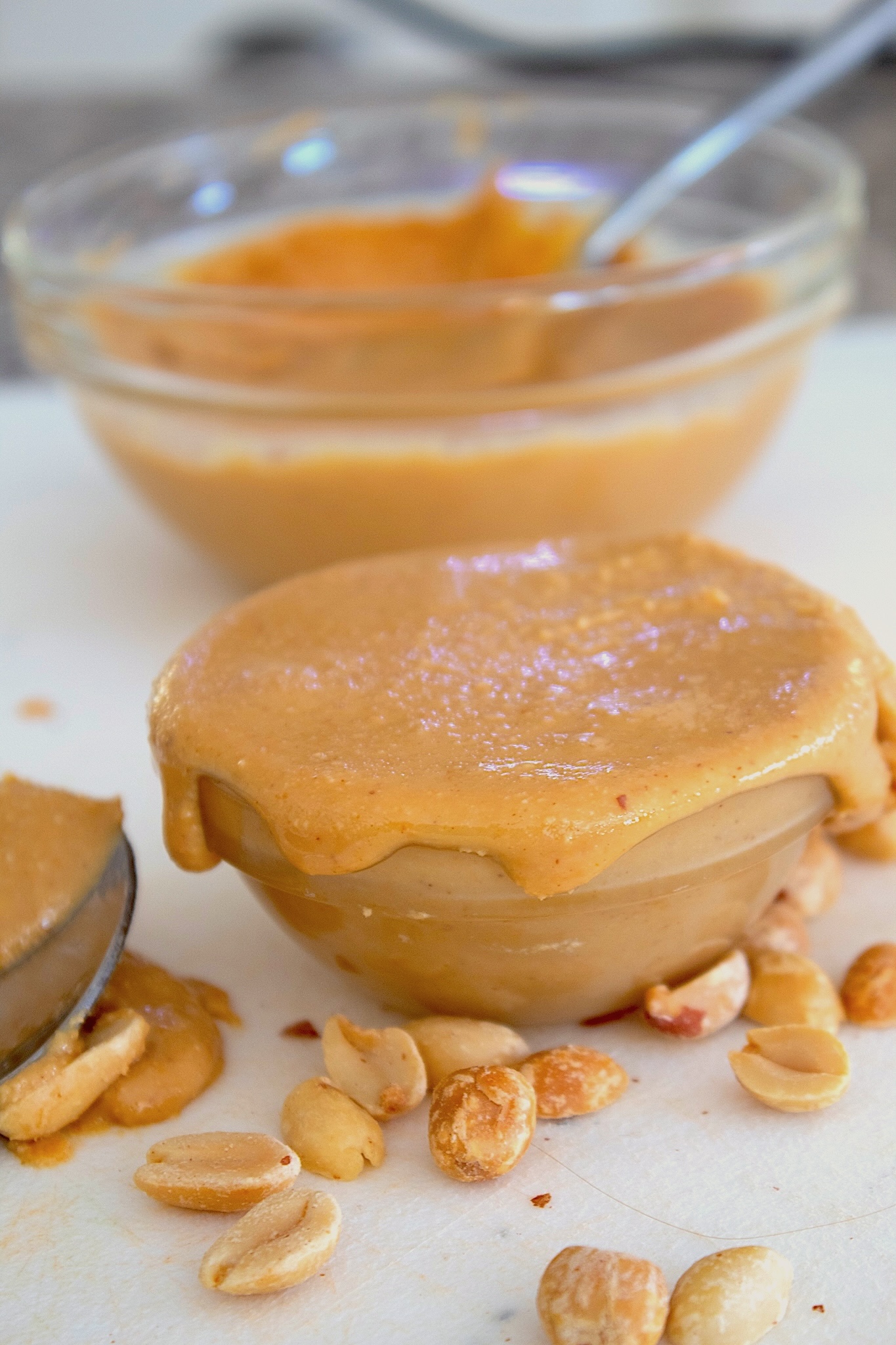 Homemade Peanut Butter - GigglingFork.com