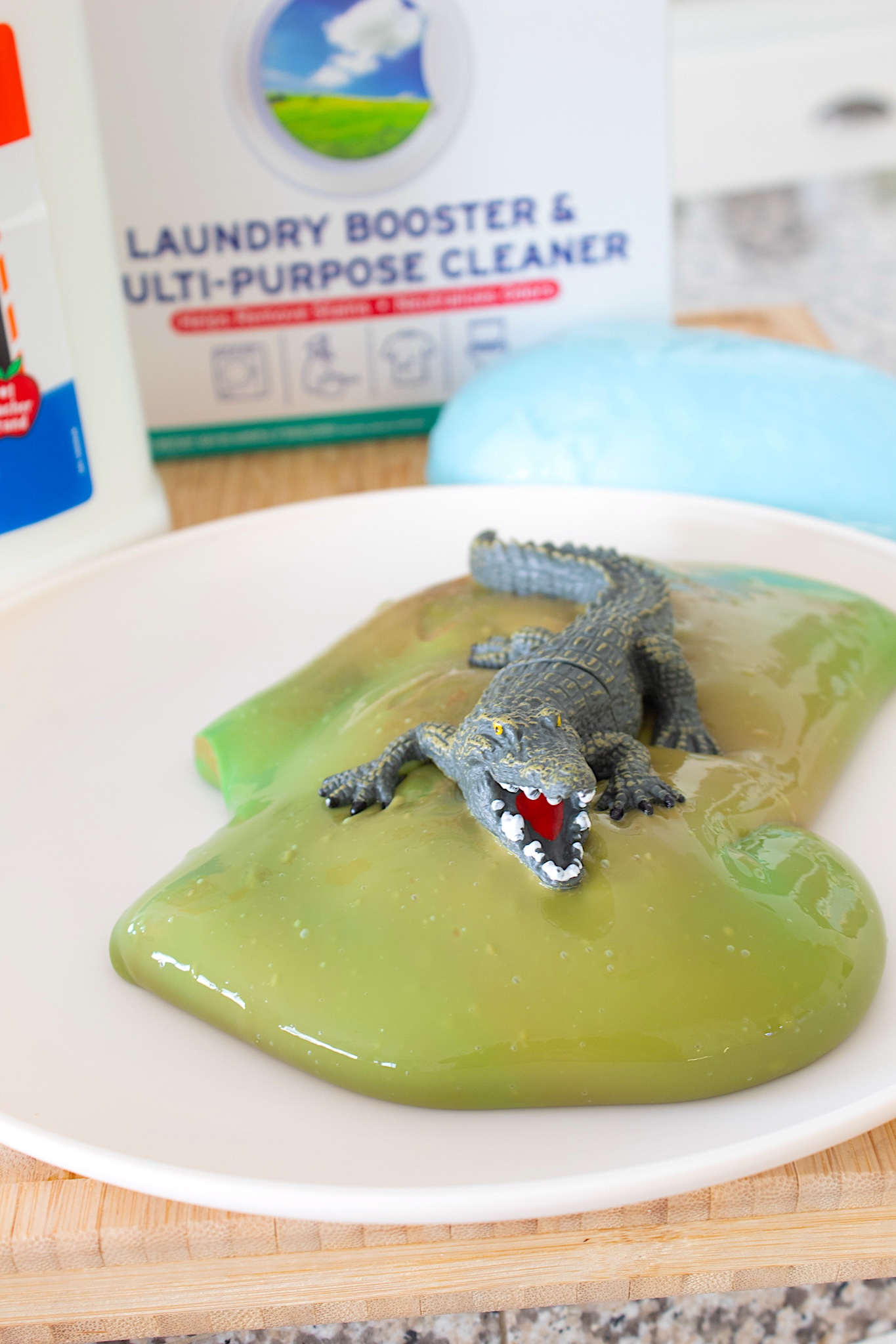 Easy Slime Recipe - GigglingFork.com