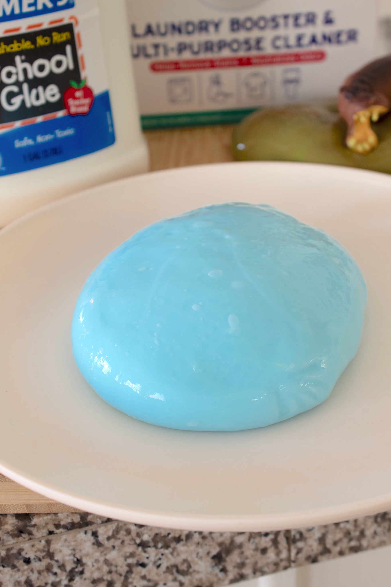 Easy Slime Recipe - GigglingFork.com