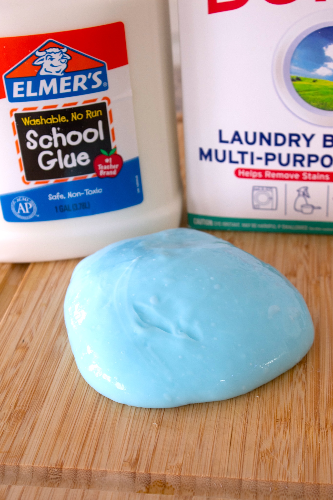 Easy Slime Recipe - GigglingFork.com